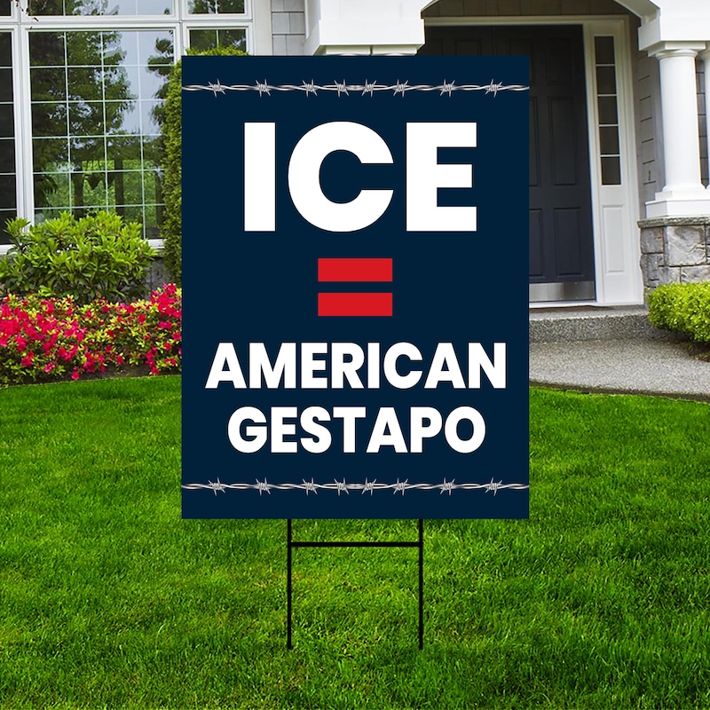 Ice is American Gestapo - Etsy