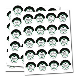 Personalized Graduation 2024 Stickers, Custom Class of 2024 Stickers ...