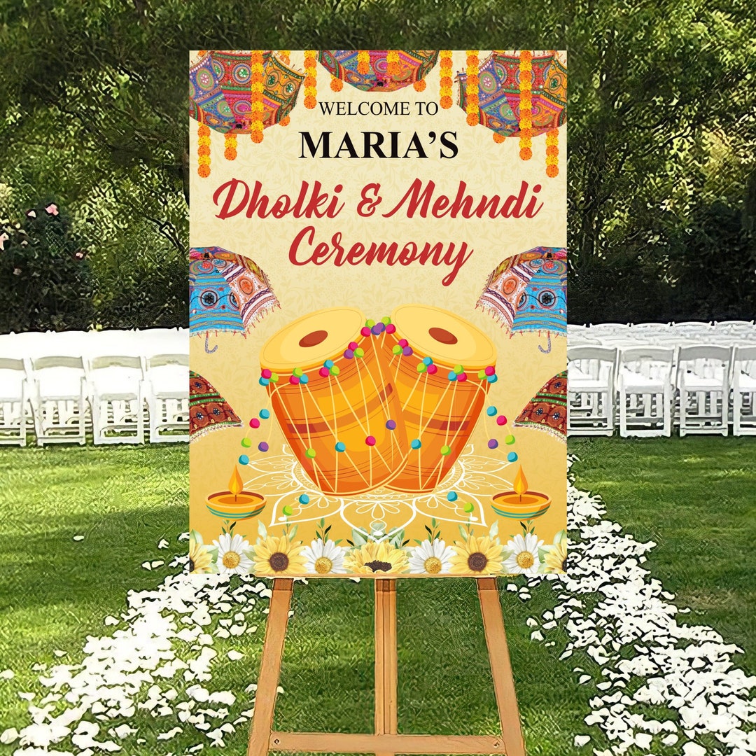 Custom Dholki Mehndi Foam Board Poster Sign Mehndi Decor Etsy custom-dholki-mehndi-foam-board-poster-sign-mehndi-decor-etsy