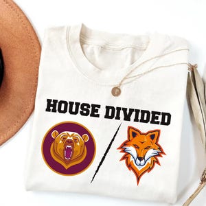 Custom House Divided Shirt, Personalized Two Sports Team Shirt ...