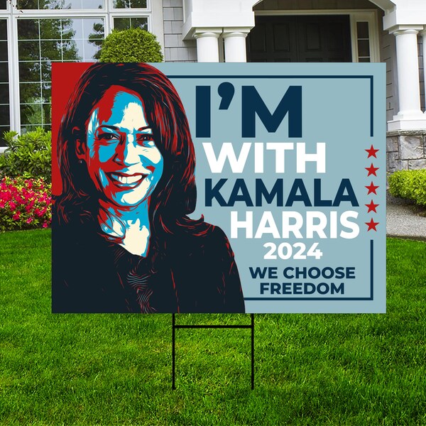 Kamala Harris Yard Sign - Etsy