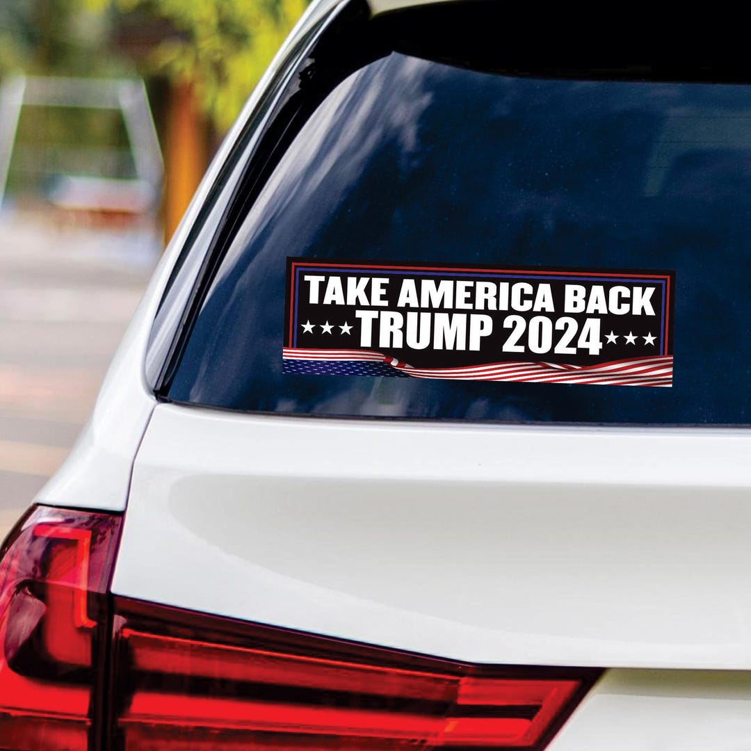 Trump 2024 Sticker Vinyl Decal Trump 2024, Donald Trump for President 2024, Take America Back ...