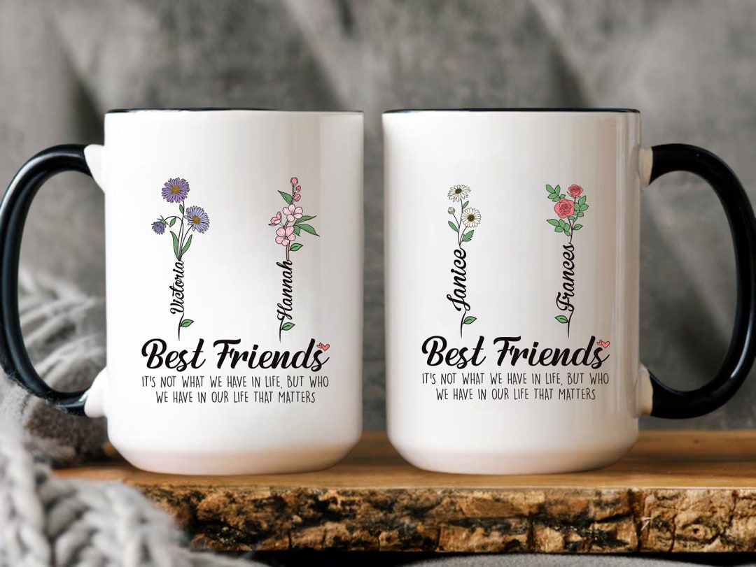 Personalized Best Friend Coffee Mug - Unique Birthday & Sister Gifts ...