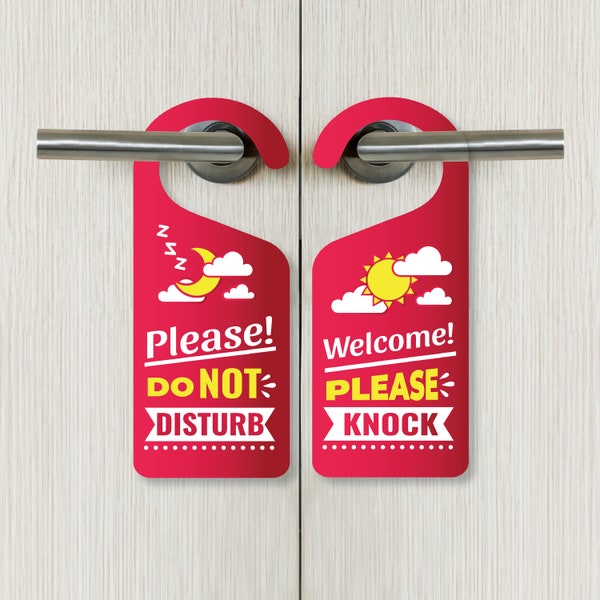 Double Sided Welcome/do Not Disturb Sign - Etsy