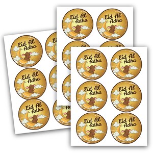 Eid Al Adha Stickers, Eid Mubarak Stickers, Eid Al Adha Labels, Eid ...