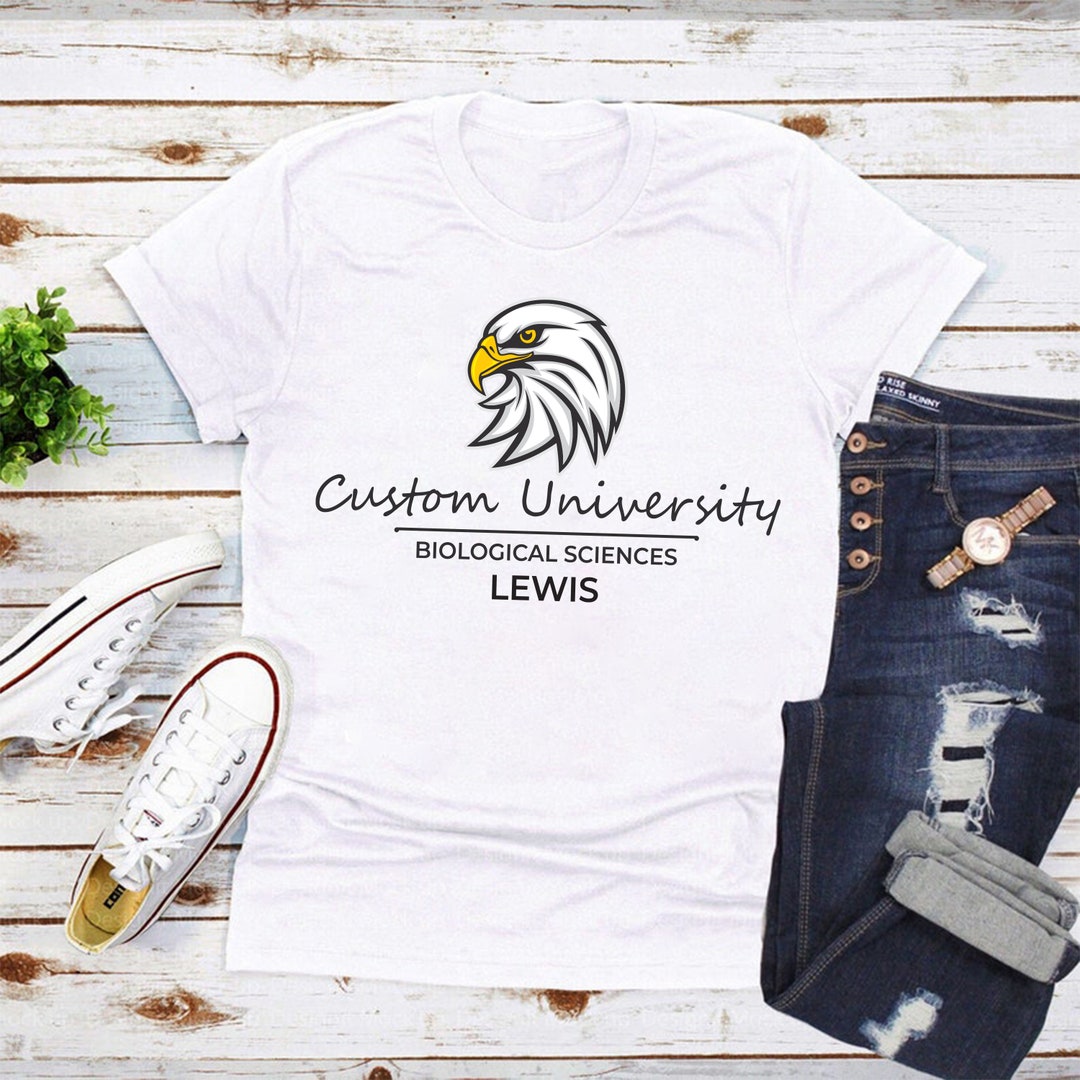 Custom College University Shirt With Mascot, Personalized College ...