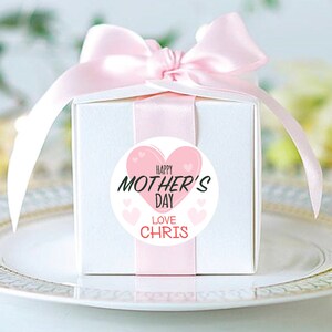 Personalized Mothers Day Stickers, Custom Happy Mothers' Day Stickers ...