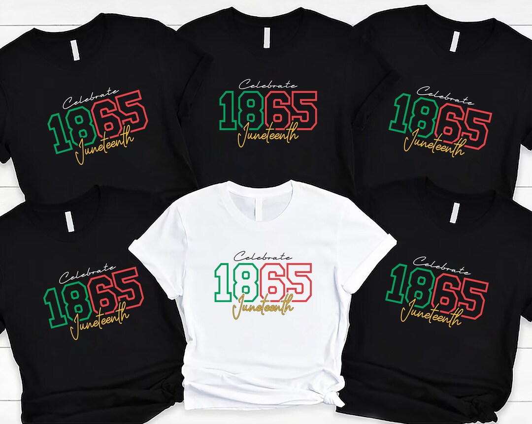 Celebrate 1865 Juneteenth Shirt Men, Juneteenth Independence Day Shirt ...