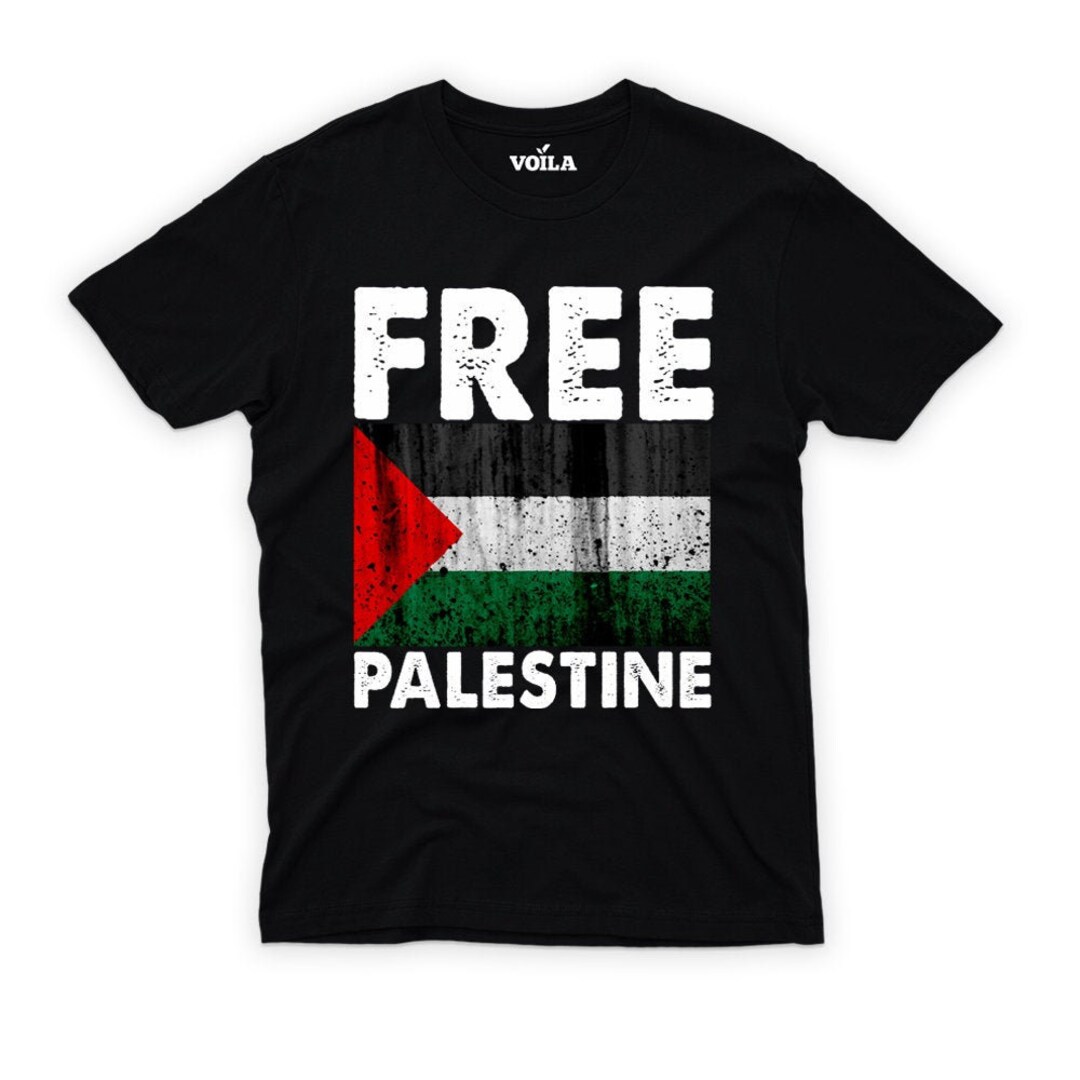 Free Palestine Flag T-shirt for Men Stand With Palestine - Etsy