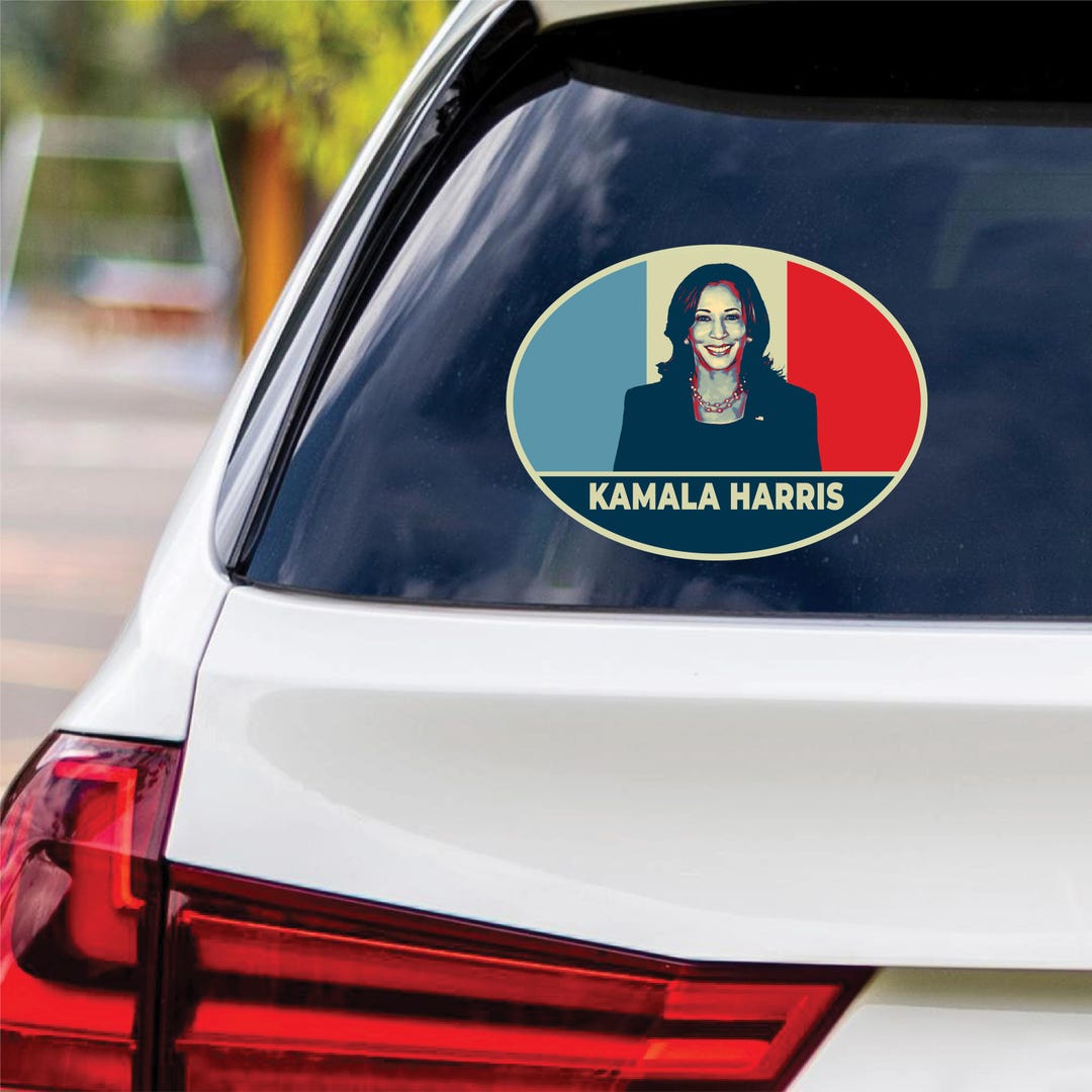 Kamala Harris 2024 Sticker Vinyl Decal, Harris for President 2024 Vinyl ...