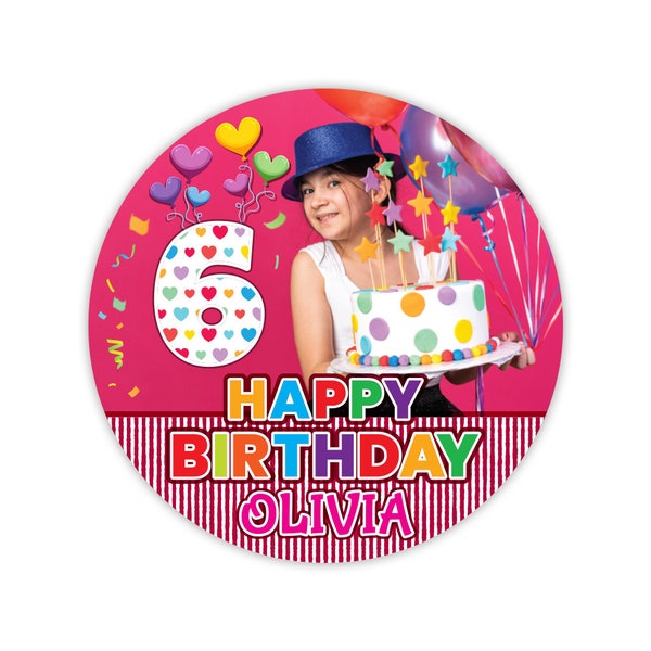 Happy Birthday Sticker - Etsy