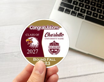 Personalized College Bound Yard Sign, College Logo Sign, Custom ...