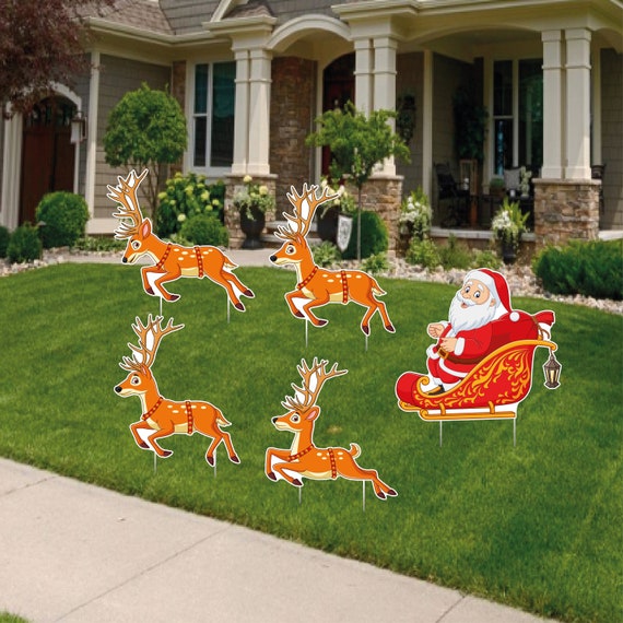 Lawn Decorations Santa Claus
