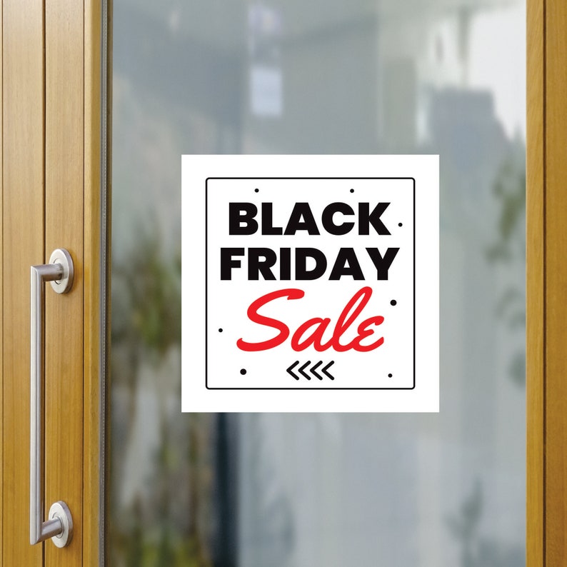 Custom Static Window Cling Vinyl Sticker - Personalized Window Decal ...