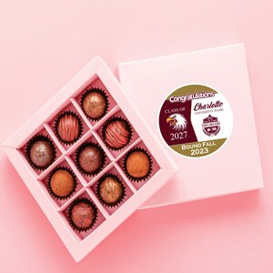 Personalized College Bound Future Stickers, College Logo Stickers ...