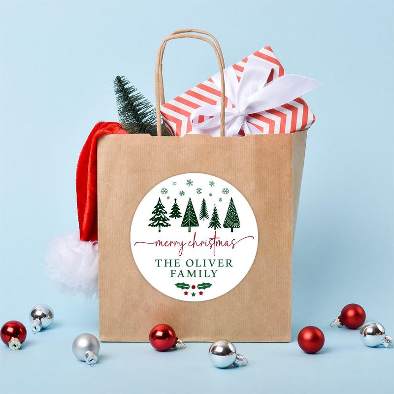 Christmas Tree Label - Etsy
