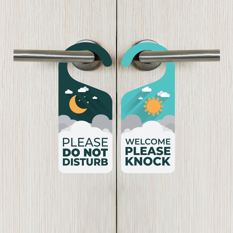 Do Not Disturb Door Hanger - Etsy