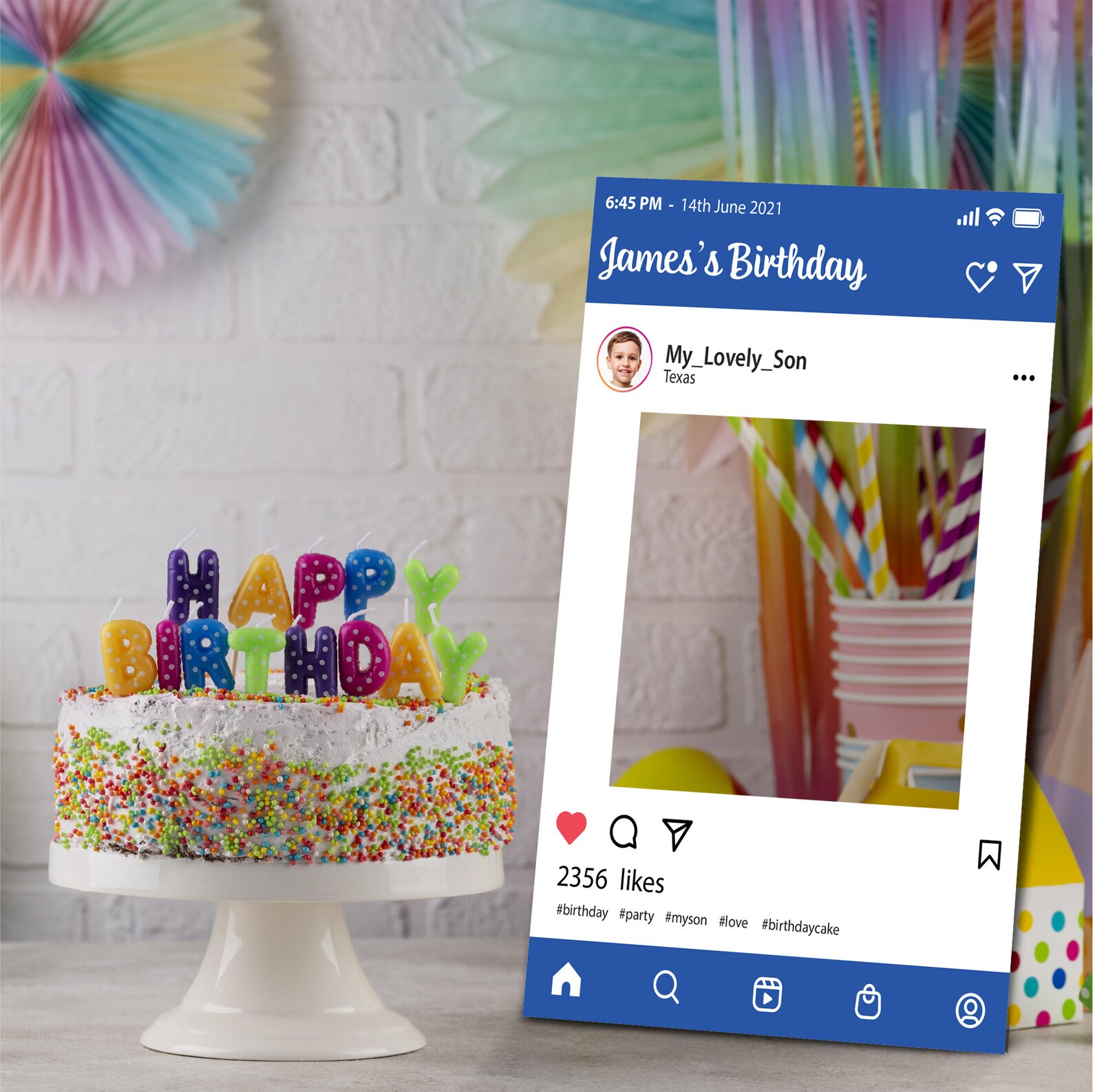 Personalized Selfie Frame Instagram Selfie Frame Graduations - Etsy