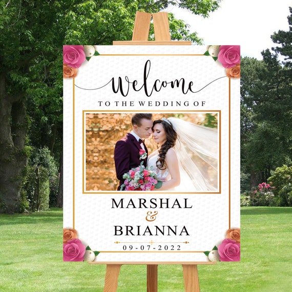 Custom Wedding Foam Board Poster Sign Wedding & Event Custom - Etsy