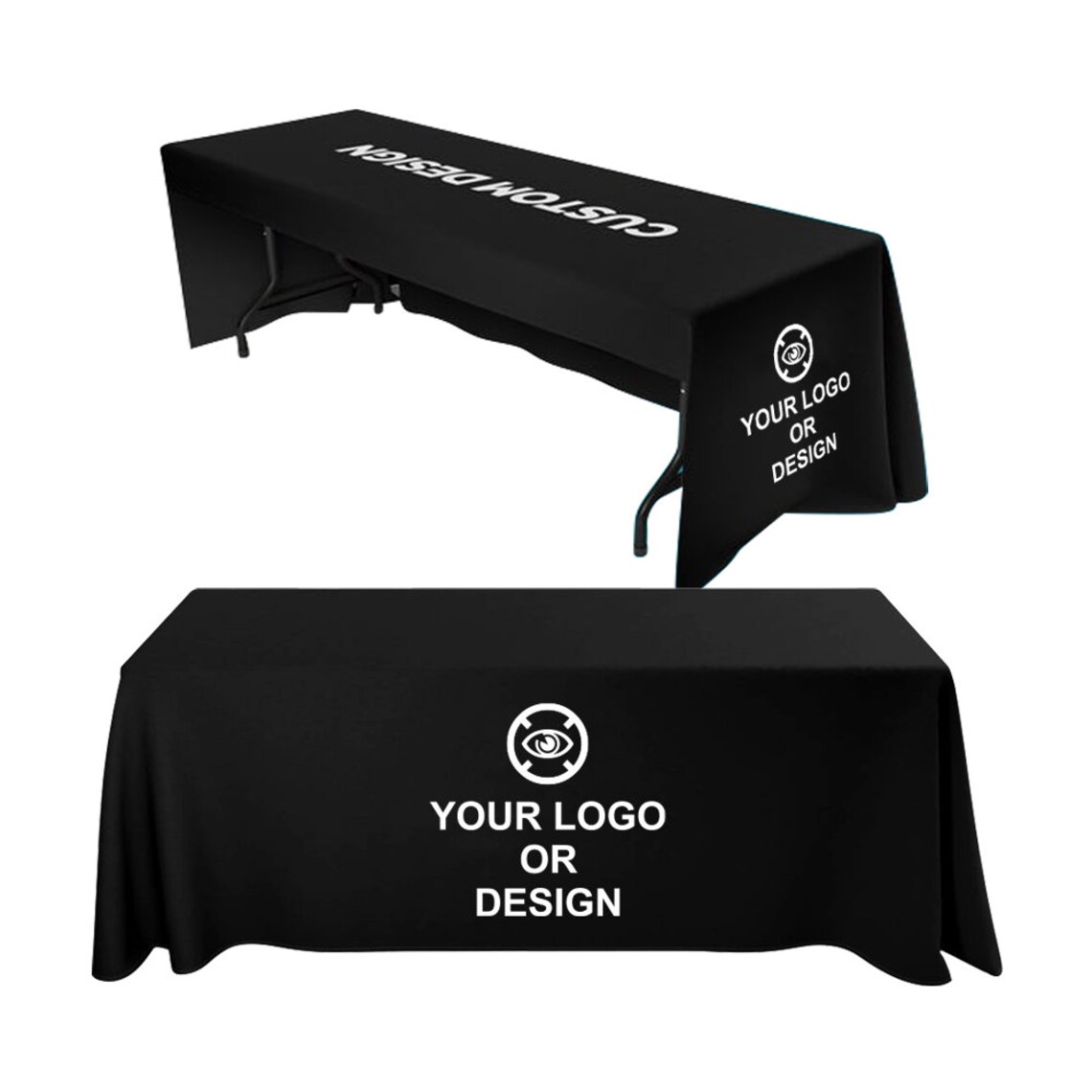 Custom Table Throw Personalized Table Cloth With Logo - Etsy