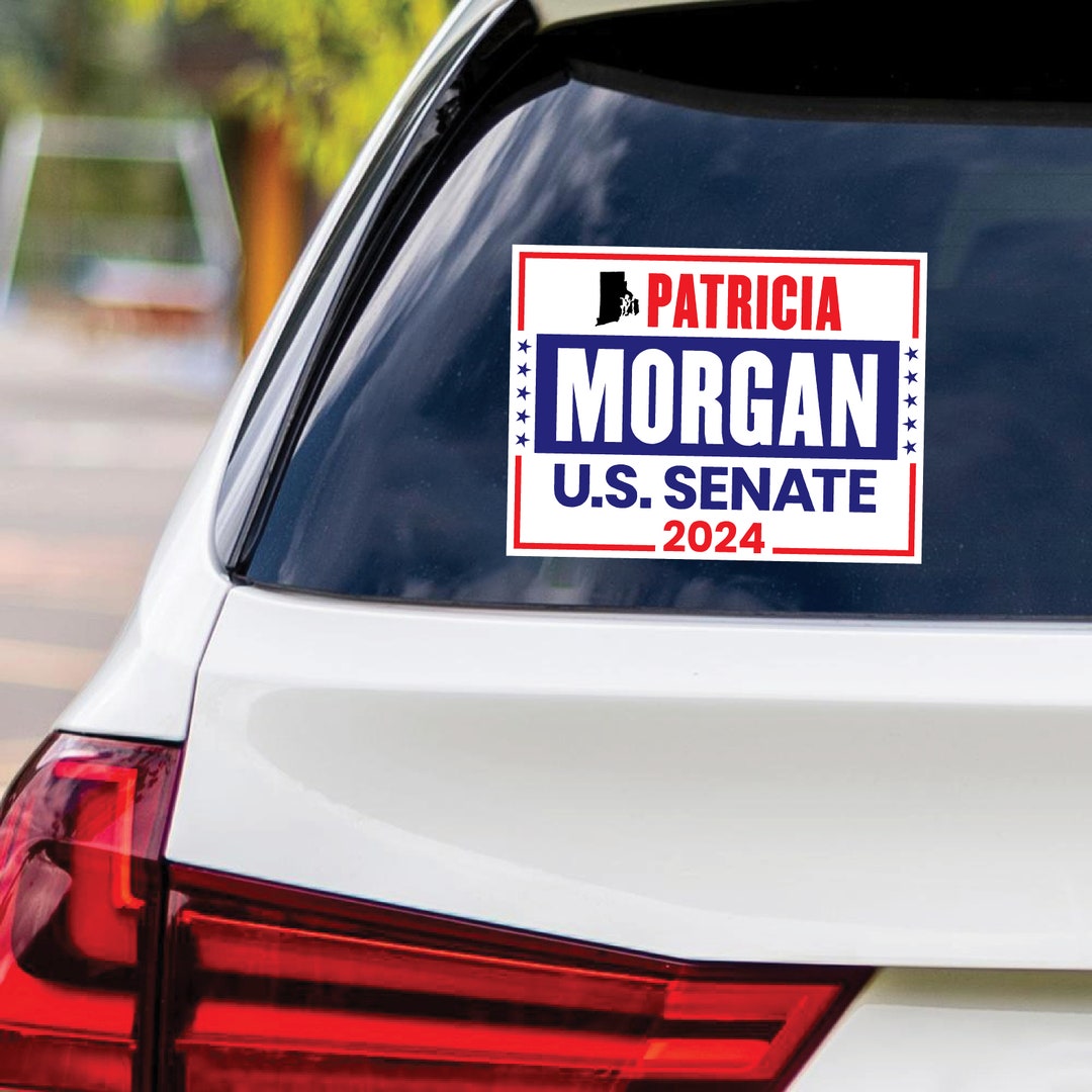 Patricia Morgan for U.S. Senate Rhode Island Sticker Vinyl Decal, Vote ...