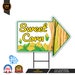 Sweet Corn Arrow Yard Signs 18" X 24", Double Sided Right and Left ...