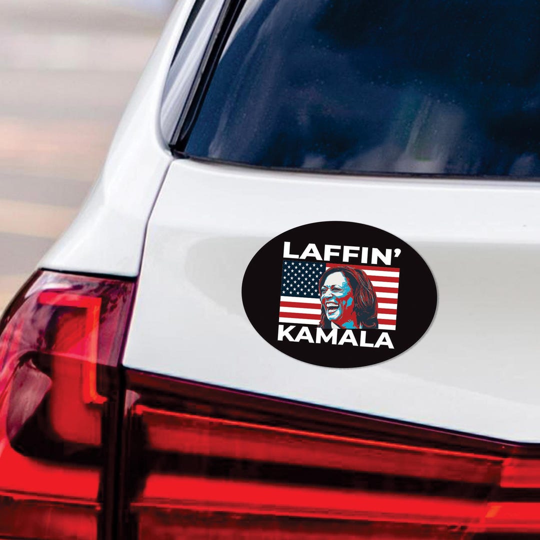 Laffin' Kamala Car Magnet, Kamala Harris 2024 Magnet, Harris for ...