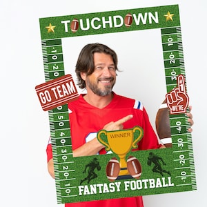 Football Theme Selfie Frame, Football Party Selfie Frame, Sports ...