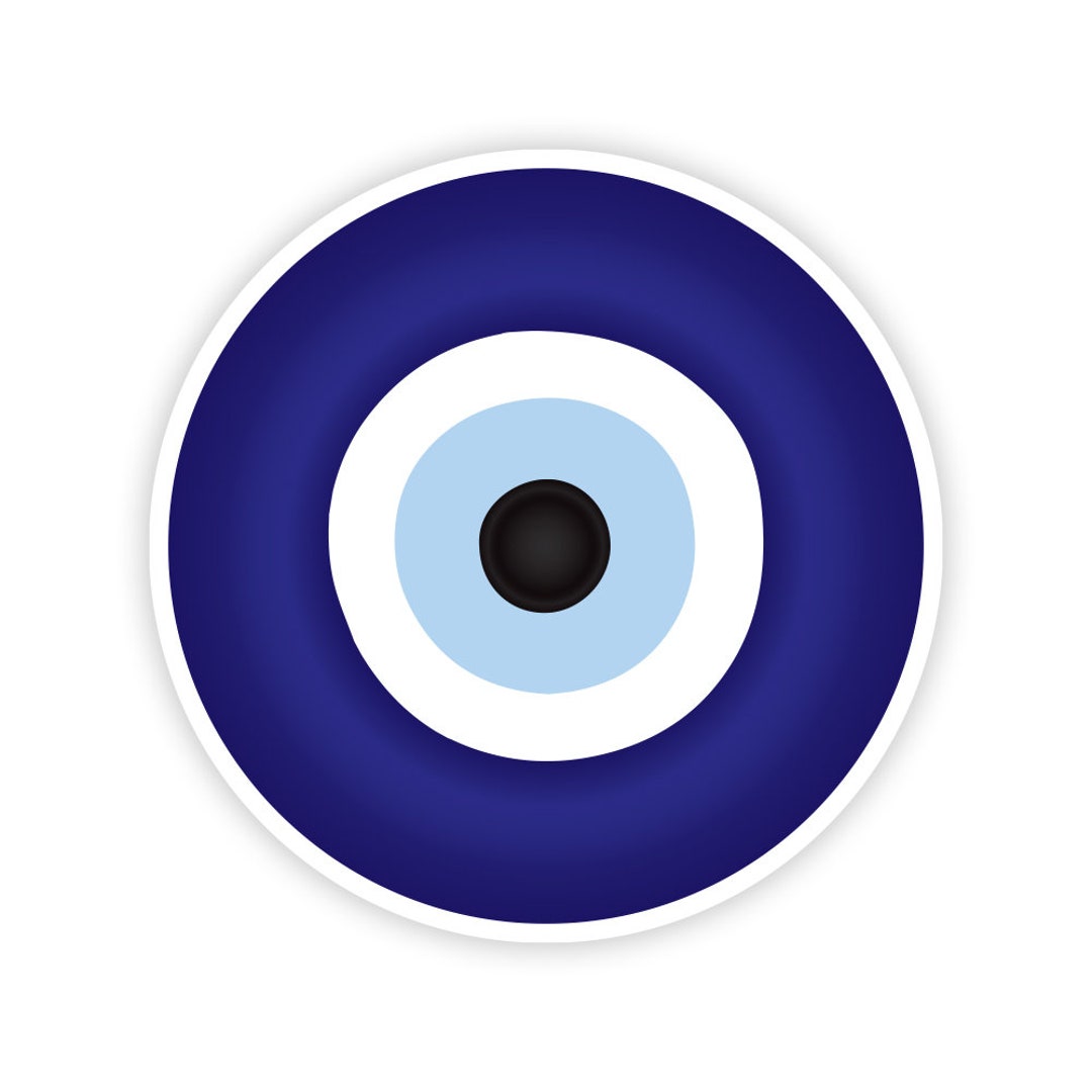 Evil Eyes Stickers Blue Eyes Stickers Evil Eyes Labels - Etsy
