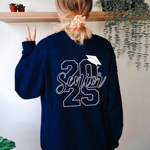 Personalized Senior 2025 Sweatshirt, Custom Class of 2025 Sweatshirt ...