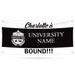 Personalized College Bound Banner Sign 13 Oz College Logo - Etsy