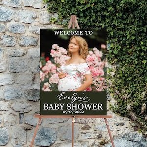 Custom Baby Shower Foam Board Poster Sign, Baby Shower Custom Printing ...