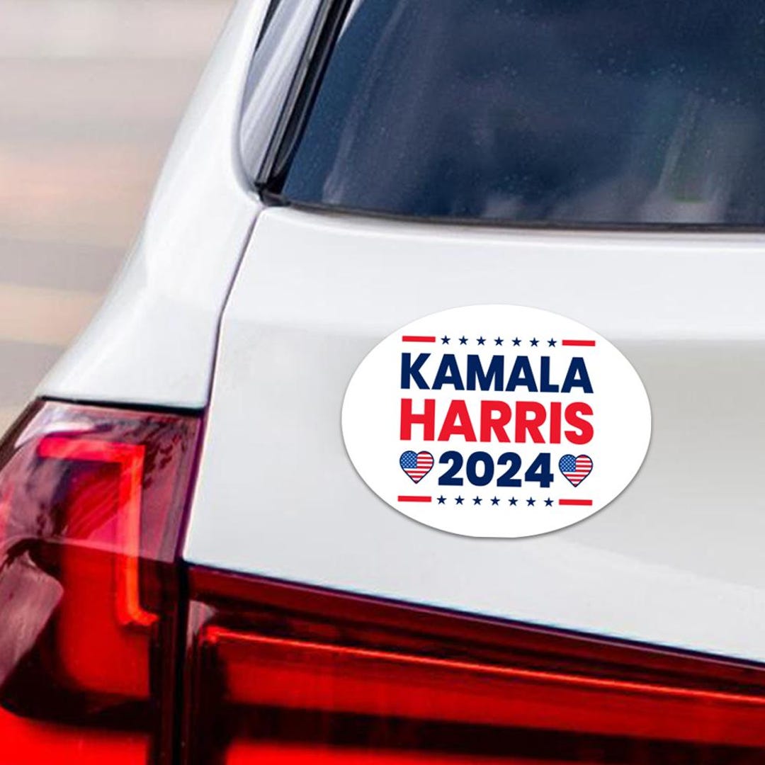 Kamala Harris 2024 Car Magnet, Harris for President 2024 Vehicle Magnet ...