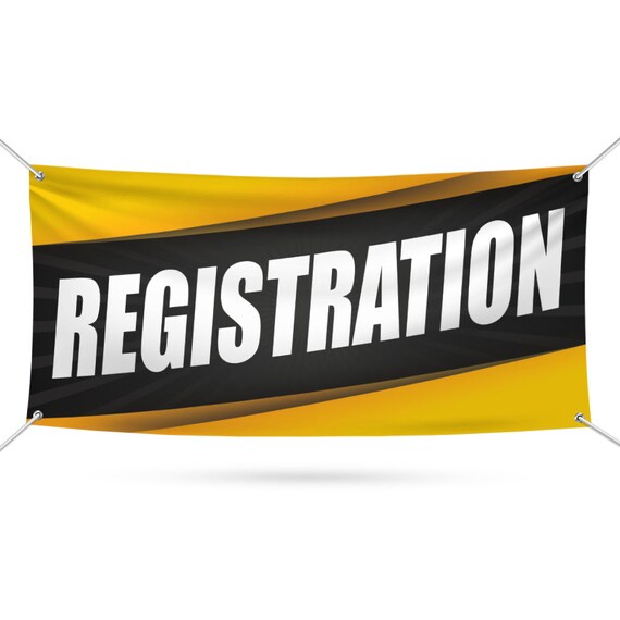 Registration Vertical Banner