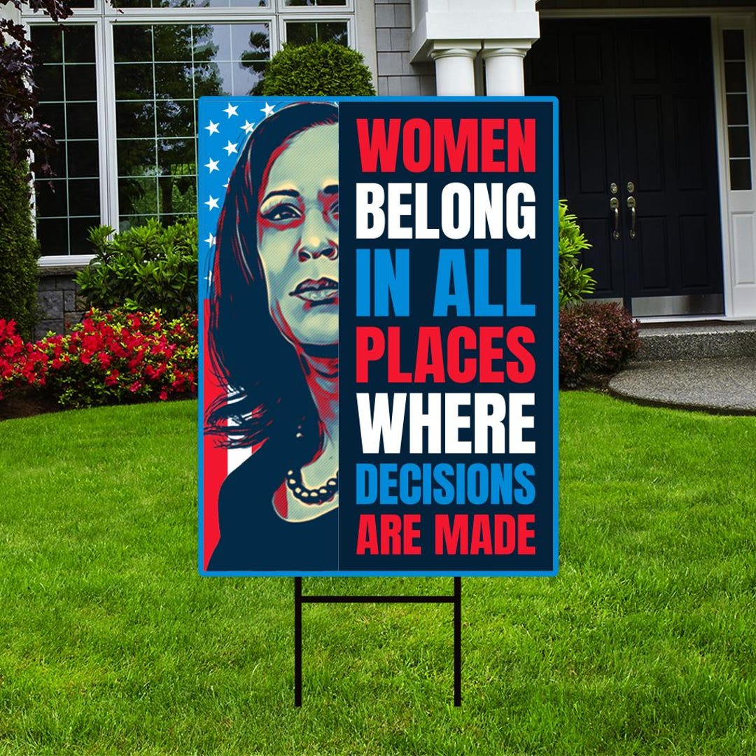 Kamala Harris 2024 Yard Sign Coroplast Kamala Harris para el presidente ...