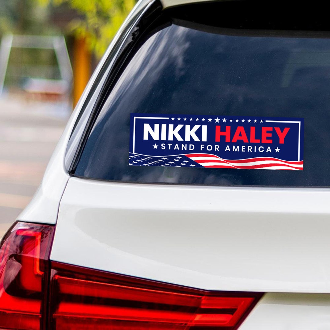 Nikki Haley 2024 Sticker Vinyl Decal, Nikki Haley for President Sign ...