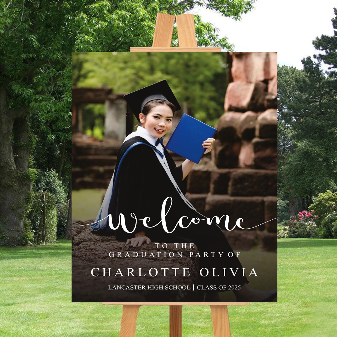 Custom Graduation Foamboard Poster Sign Photo, Personalized Class of ...