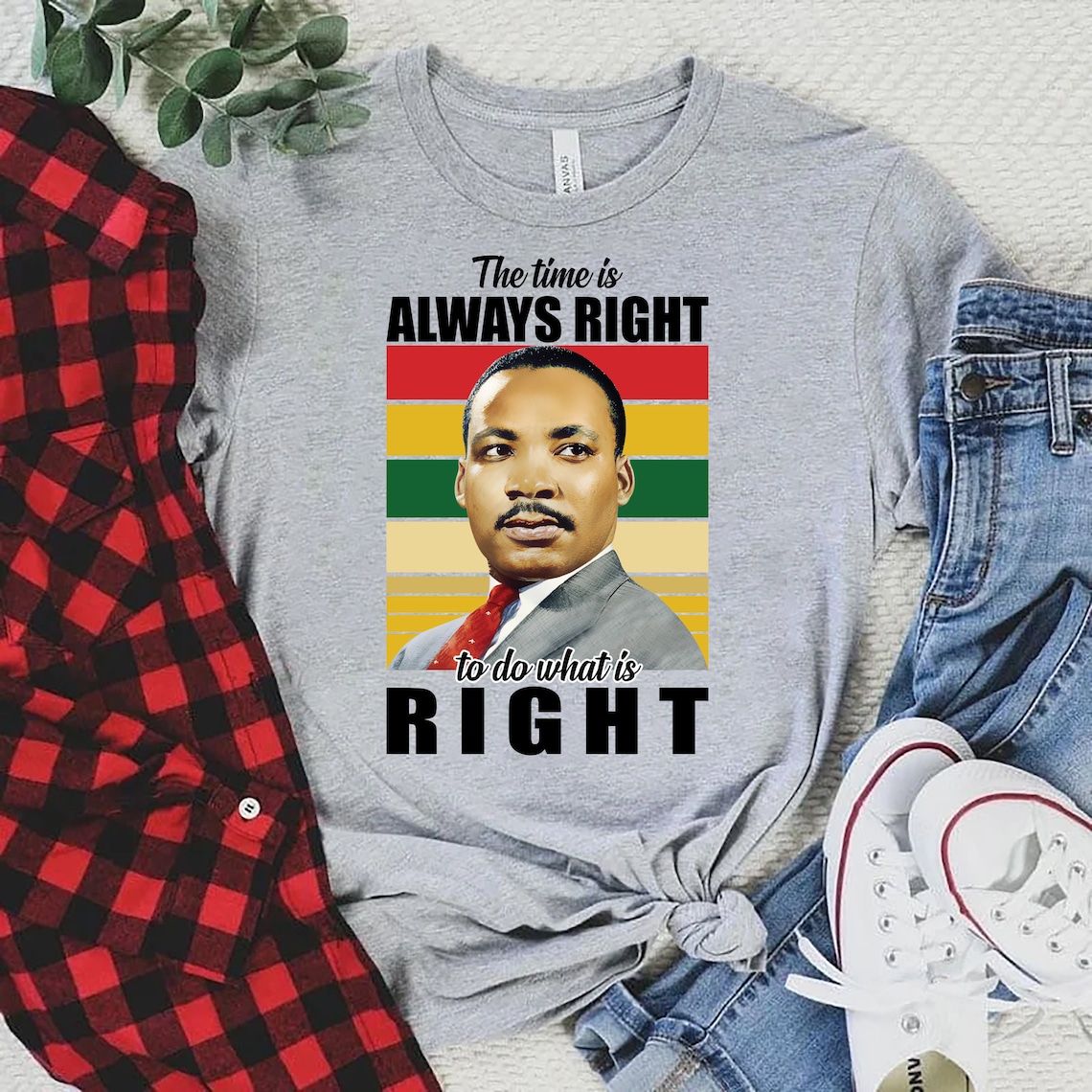 Martin Luther King Jr Shirt for Men MLK Day Women V Neck - Etsy