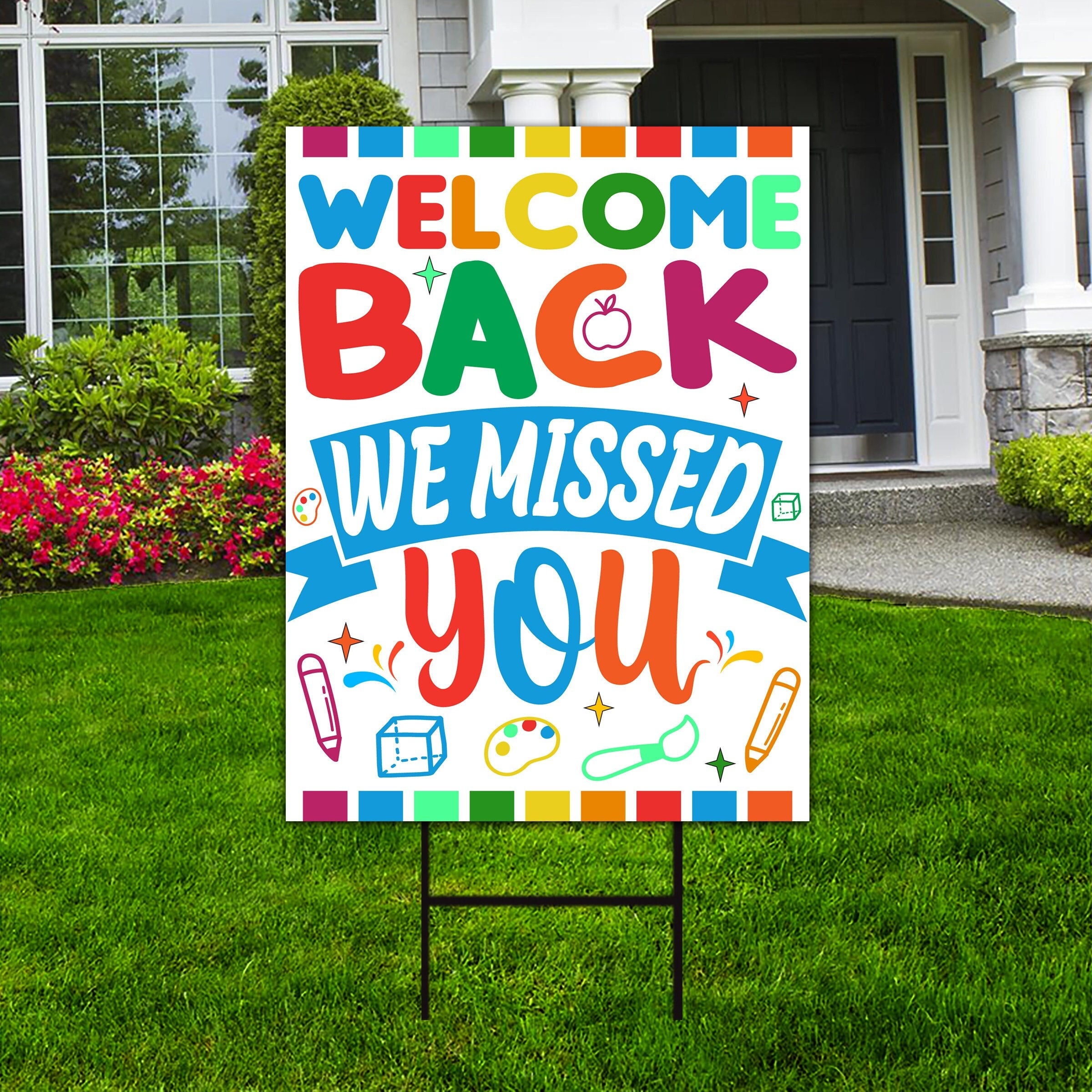 Welcome Home We Missed You Banner