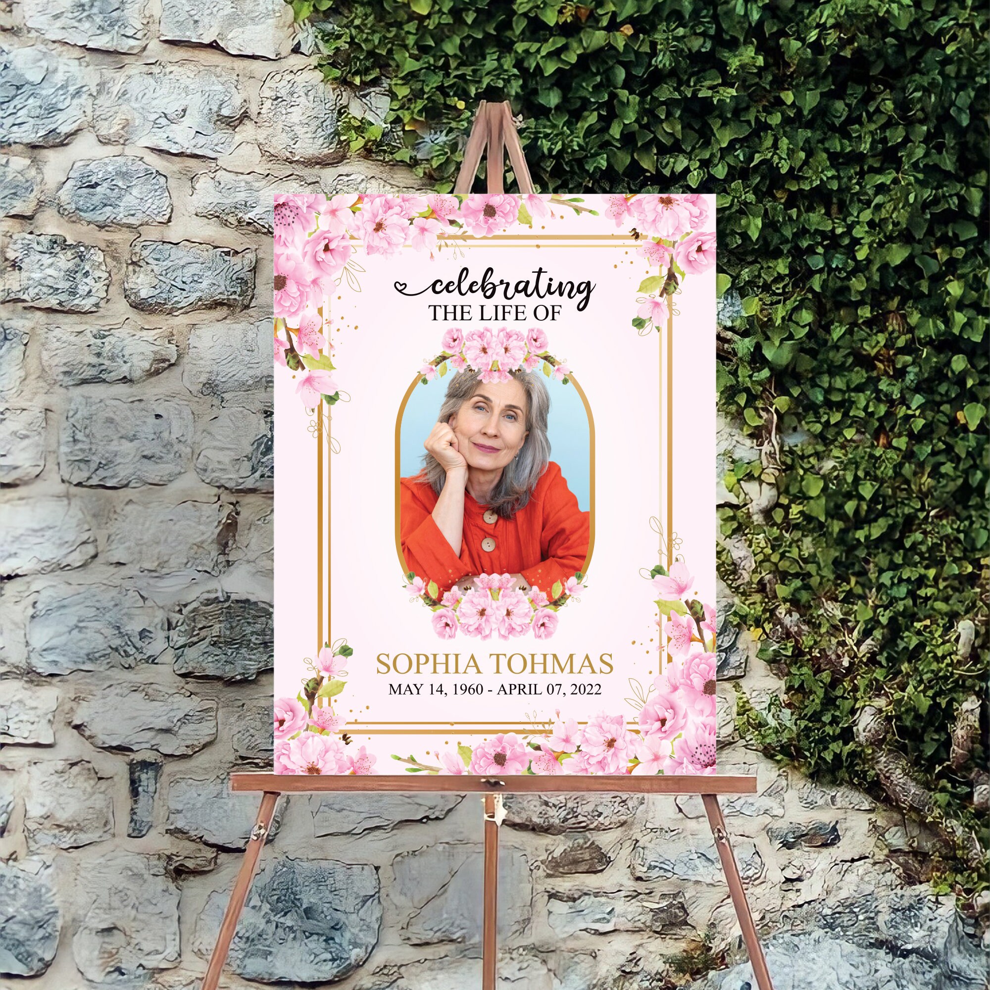 Custom Funeral Foam Board Poster Sign Funeral & Event Custom - Etsy
