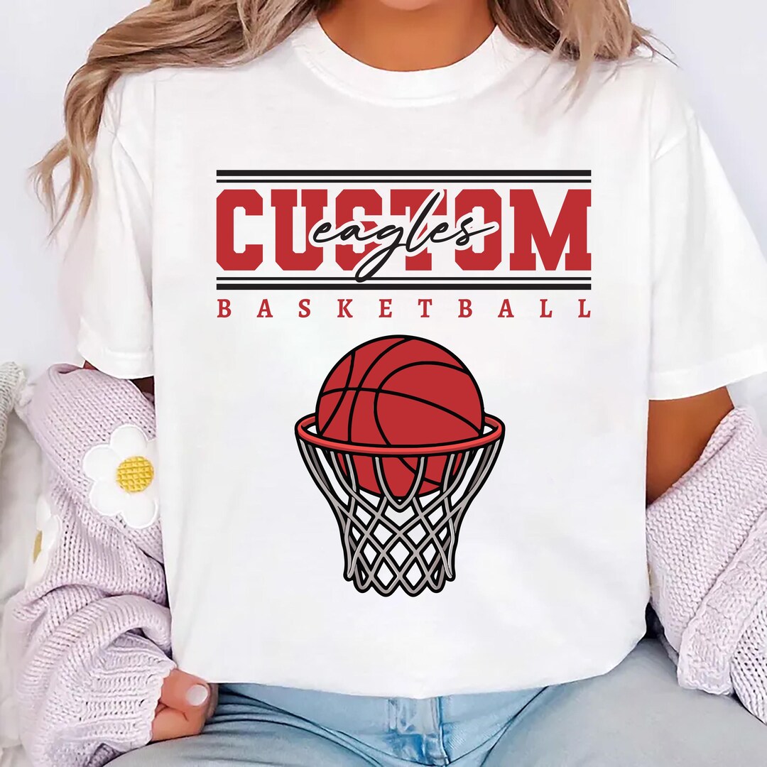 Custom Basketball Shirt, Custom Mascot Shirt, School Spirit Tee, Game ...