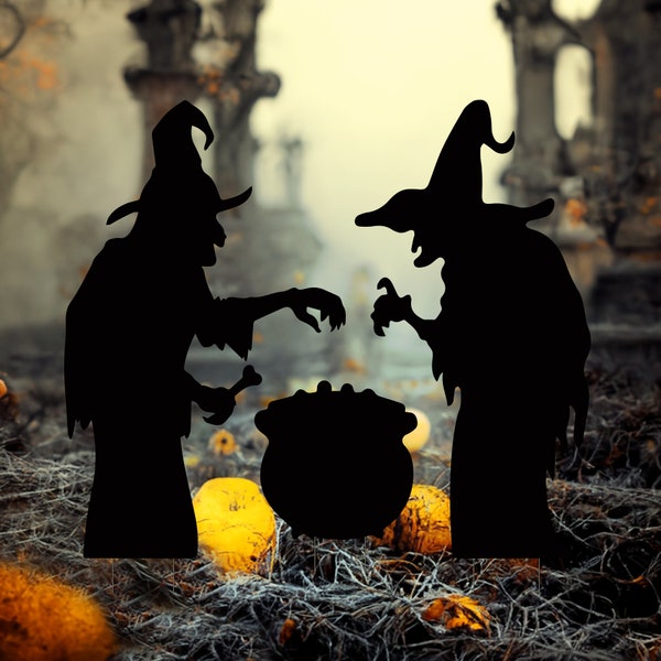 Witch Silhouette - Etsy