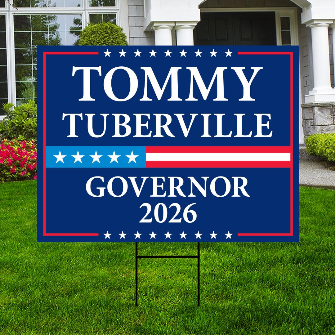 Tommy Tuberville for Alabama Governor 2026 Yard Sign, Corrugated ...