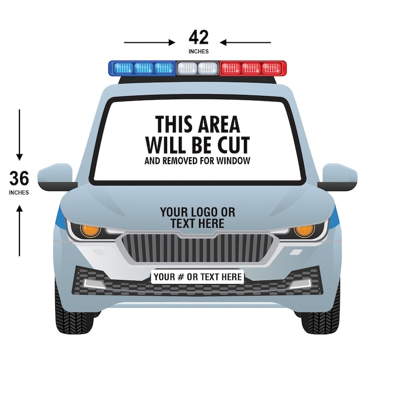 Personalized Police Car Selfie Frame, Police Car Selfie Frame, Photo ...