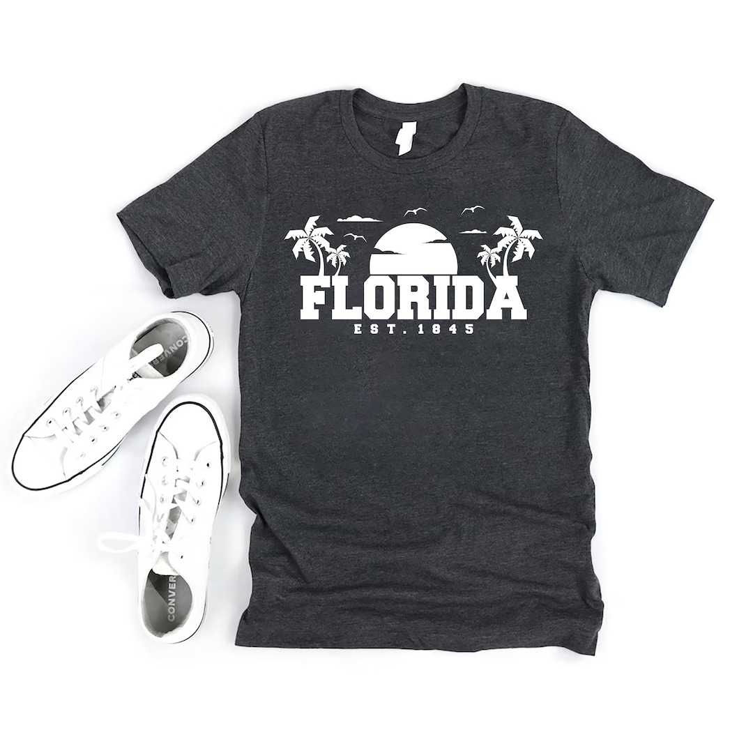 Florida T-shirt, Vintage Florida Shirt, Florida Established 1845 Shirt ...