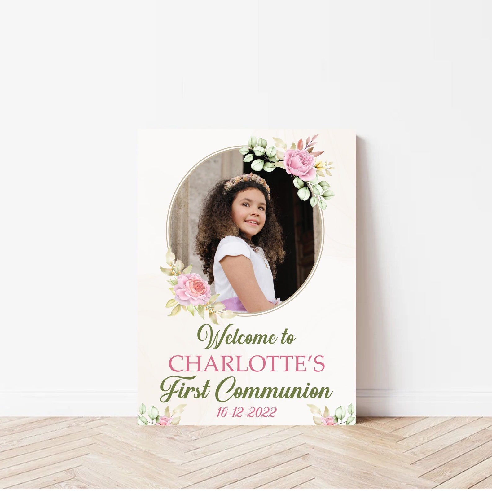 Custom First Communion Foam Board Poster Sign My Communion - Etsy