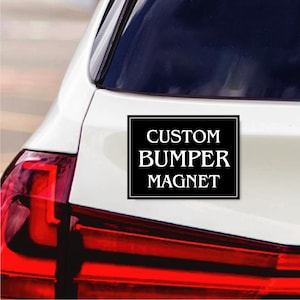 Custom Car Magnet - Personalized Automotive Magnet for Your Vehicle ...