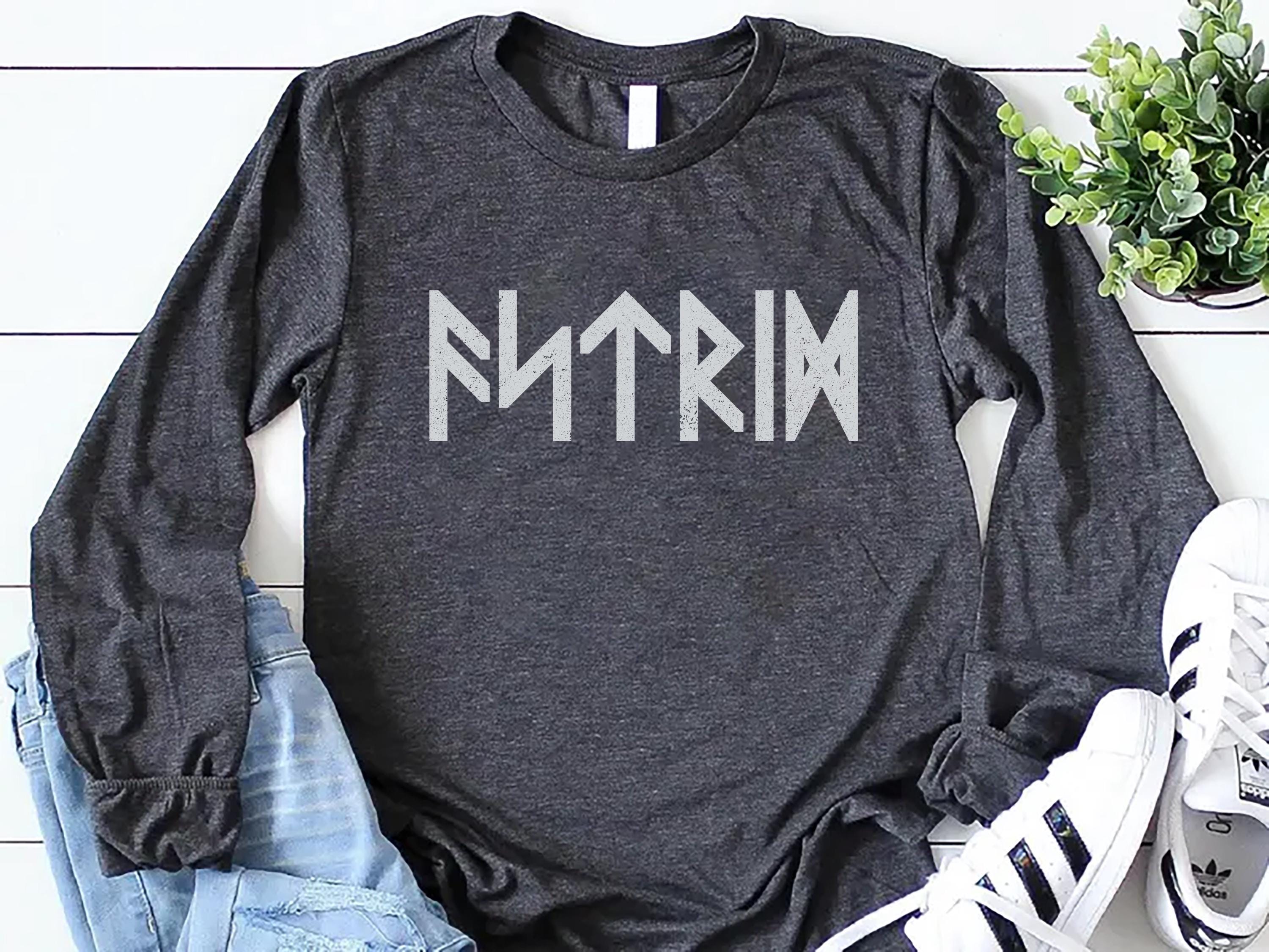 Personalized Viking Runes Shirt, Custom Name Futhark Sweatshirt, Viking ...