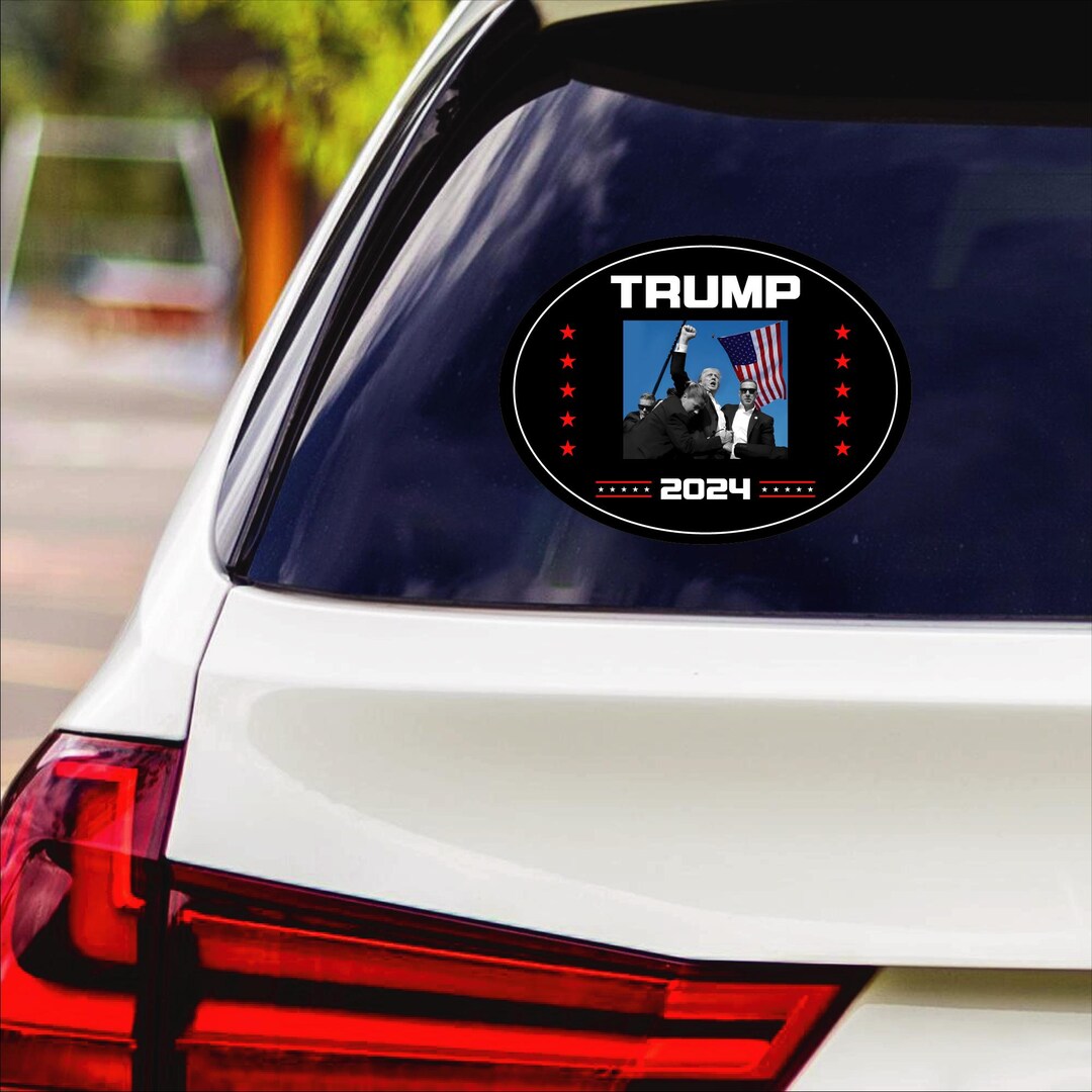 Trump 2024 Sticker Vinyl Decal Still Standing, Trump Vance, Trump Never ...