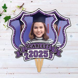 Custom Face Fans With Wooden Handle, Graduation Head, Grad Face Fans ...